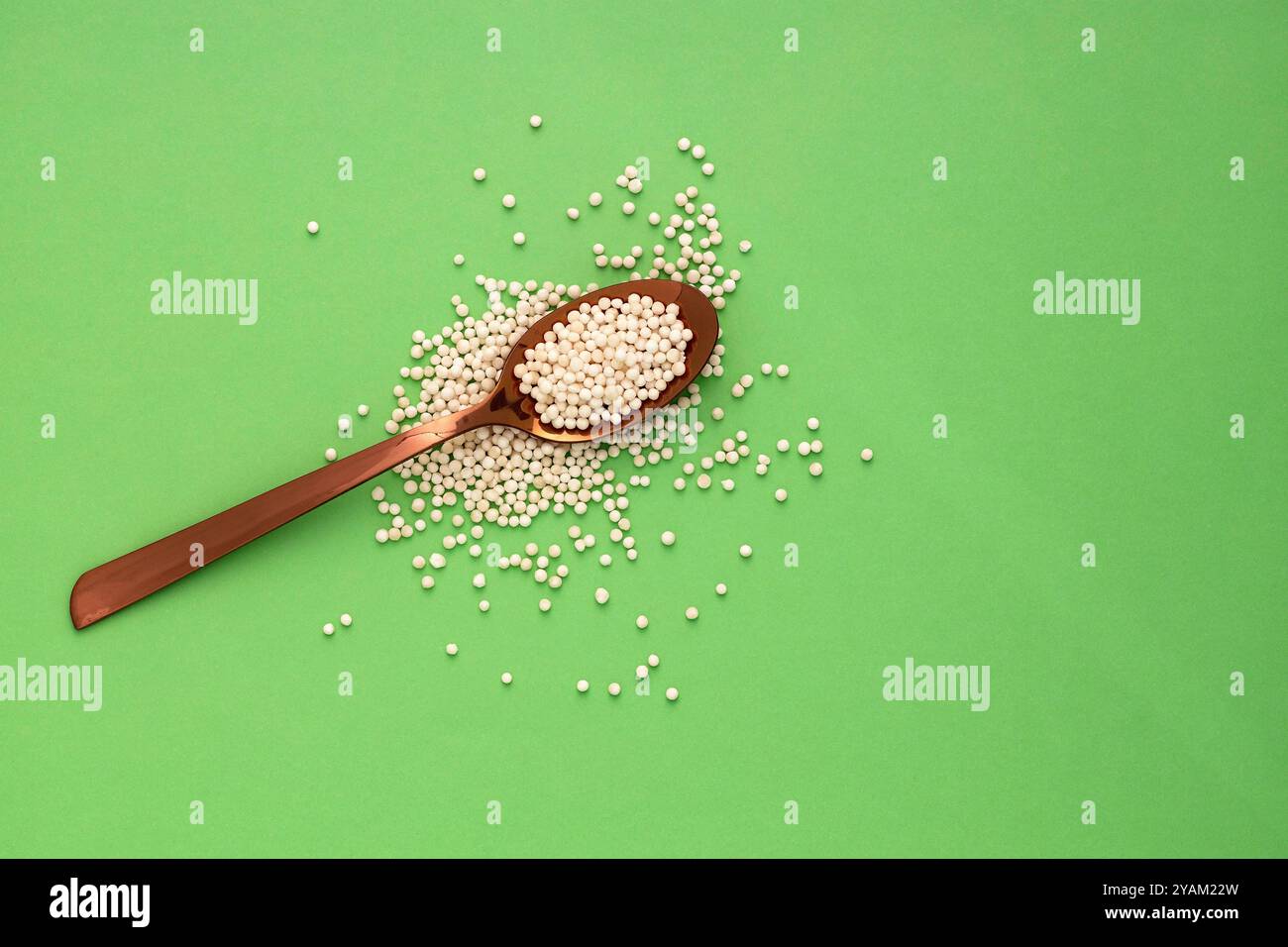 Tapioca balls cassava starch made from the cassava root - Manihot ...