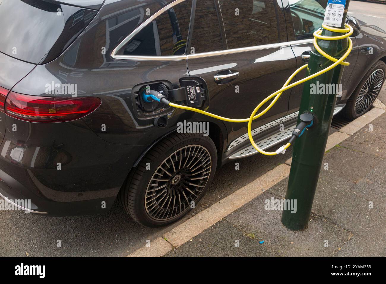 An electric car charger conversion by Charg.gy : smart cable on a ...