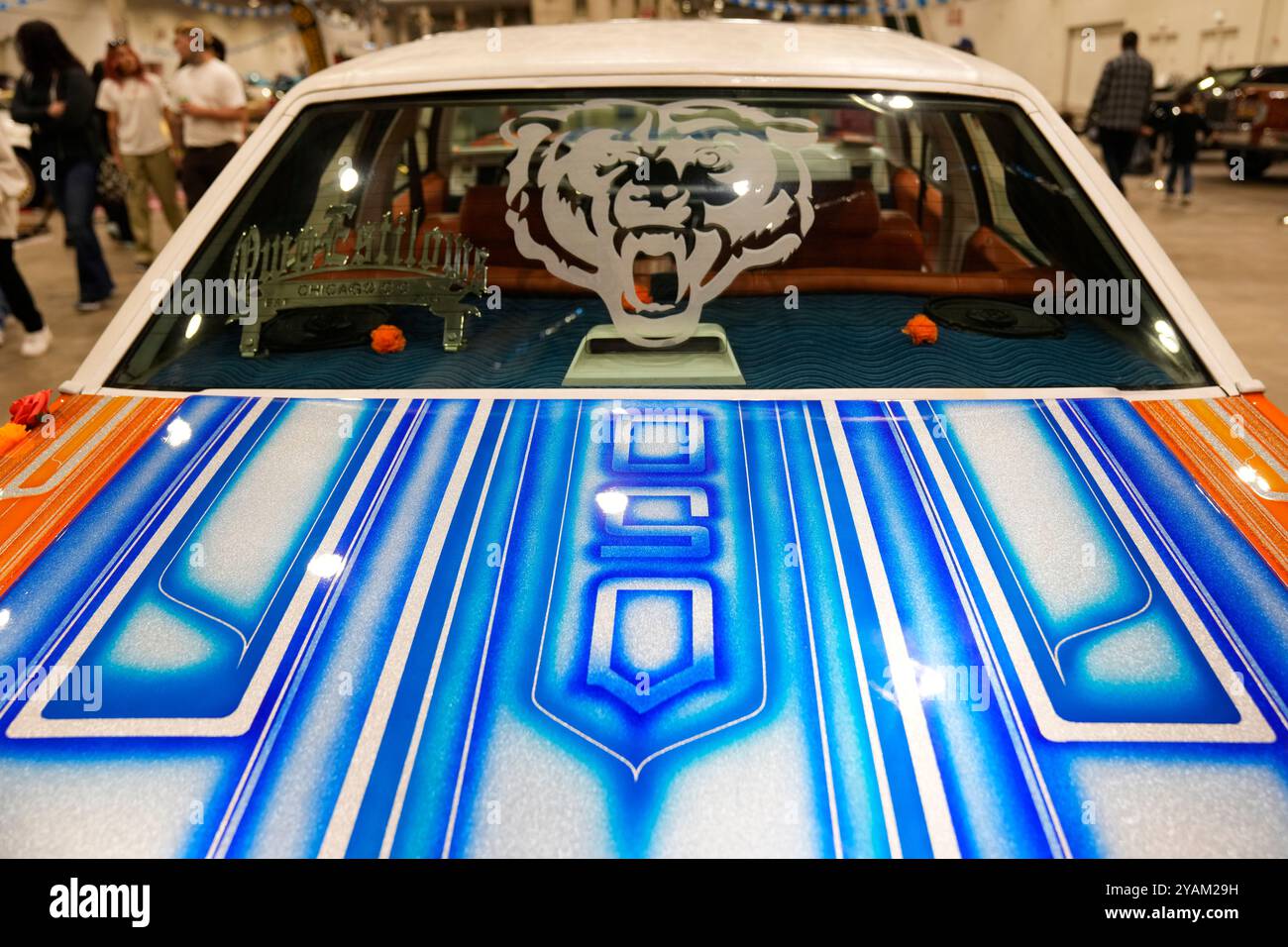 Lowrider cars are on display at the Slow & Low Chicago Lowrider ...