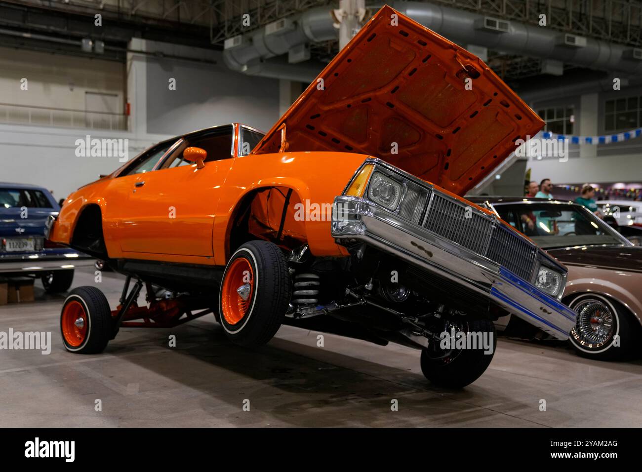 Lowrider cars are on display at the Slow & Low Chicago Lowrider ...