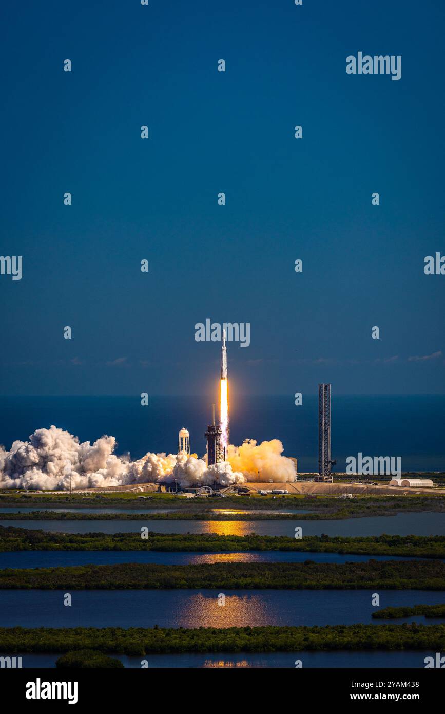 Merritt Island, USA. 14th Oct, 2024. SpaceX launches NASA's Europa ...