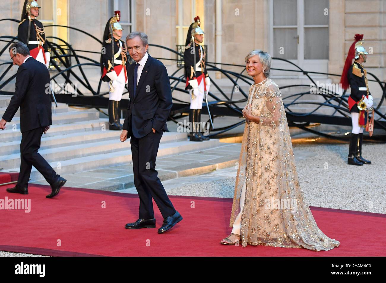 France. 14th Oct, 2024. Bernard Arnault, Helene Mercier Arnault - The ...