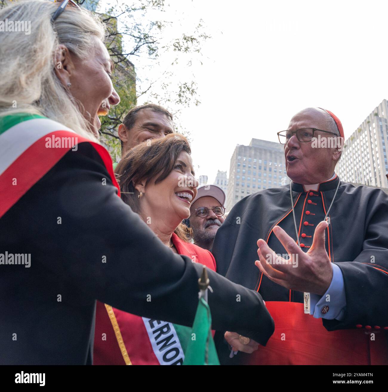 New York, USA. 14th Oct, 2024. Italian Ambassador to The US Mariangela ...