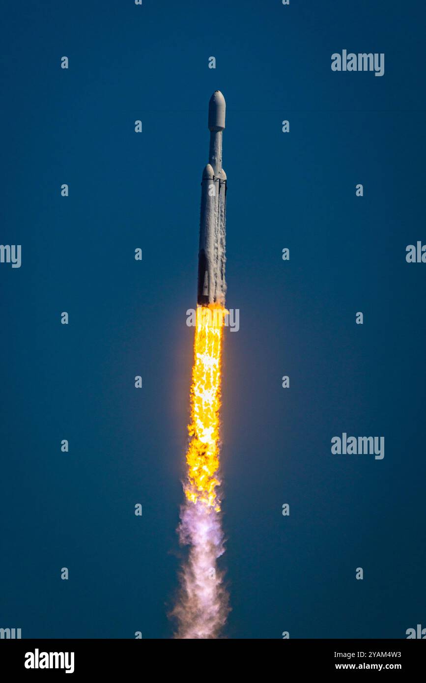 Merritt Island, USA. 14th Oct, 2024. SpaceX launches NASA's Europa ...