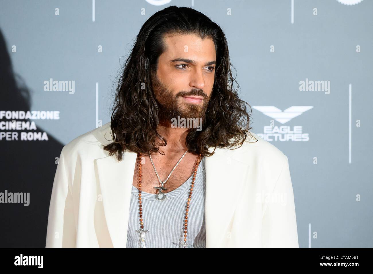 Rome, Italy. 14th Oct, 2024. Turkish actor Can Yaman attends the ...