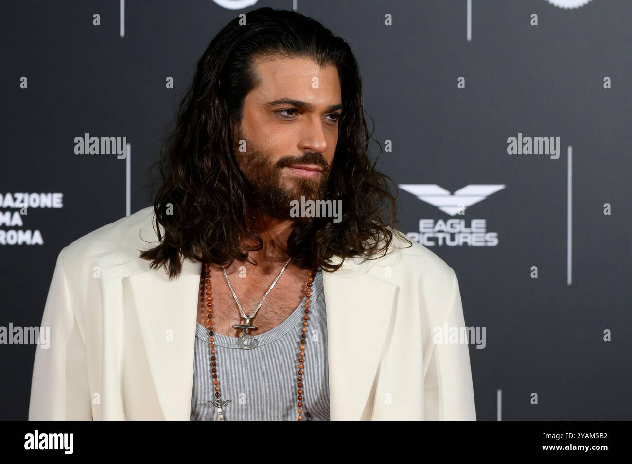 Rome, Italy. 14th Oct, 2024. Turkish actor Can Yaman attends the ...