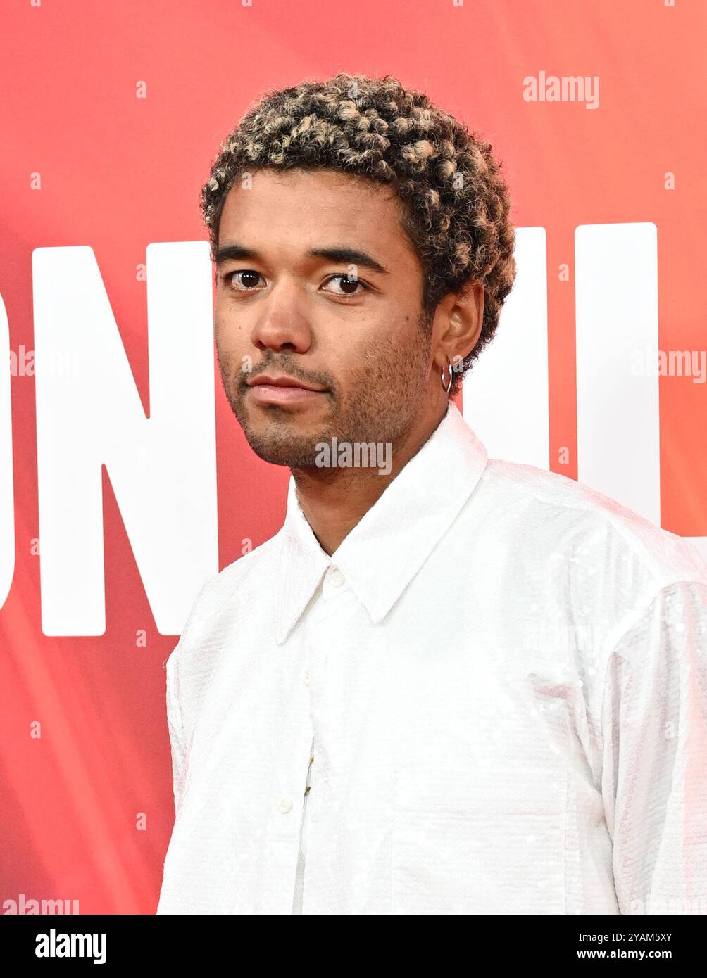 LONDON, ENGLAND: 14th October 2024: Brandon Wilson attends "Nickel Boys ...