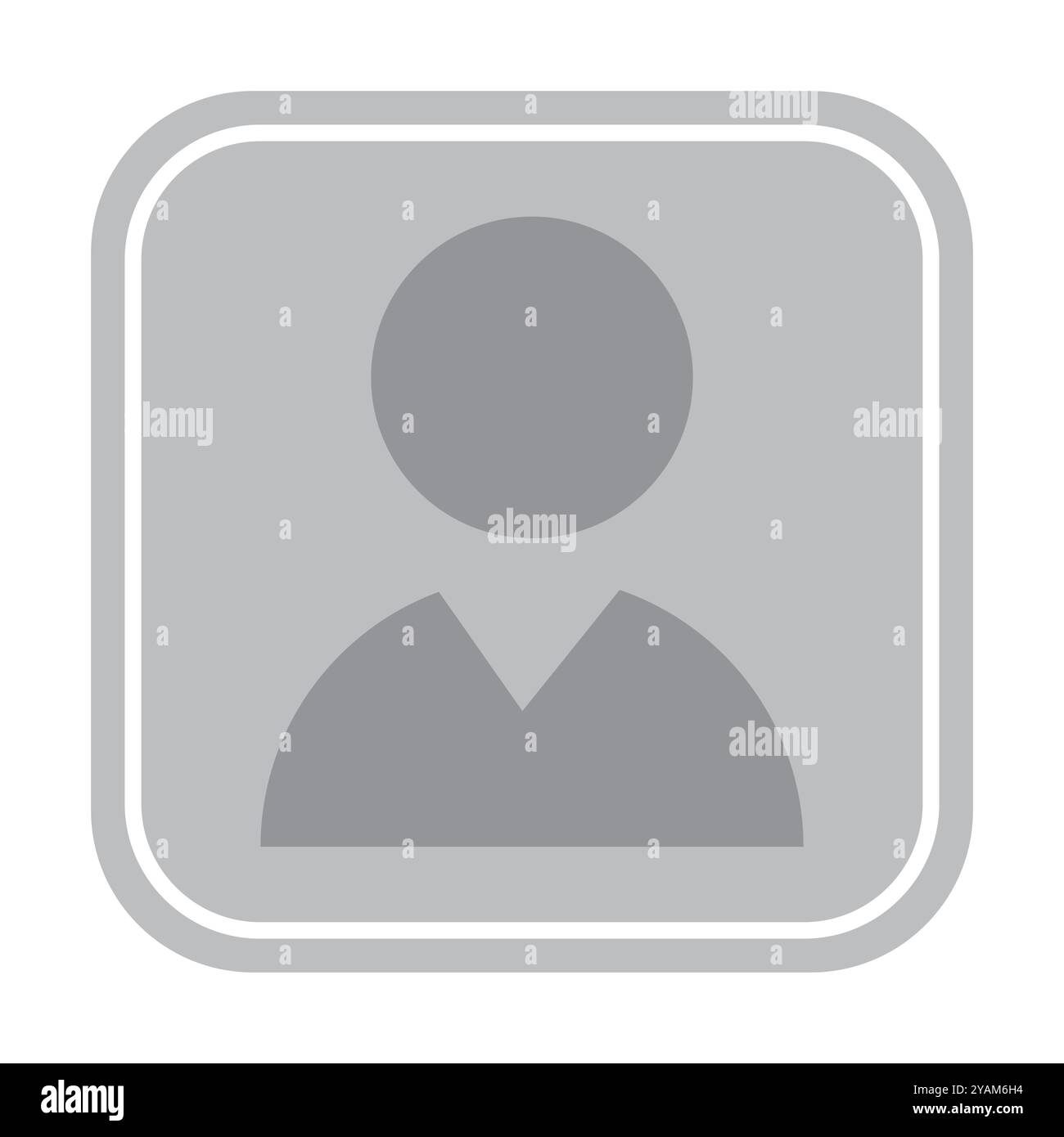 Head and shoulders square Stock Vector Images - Alamy