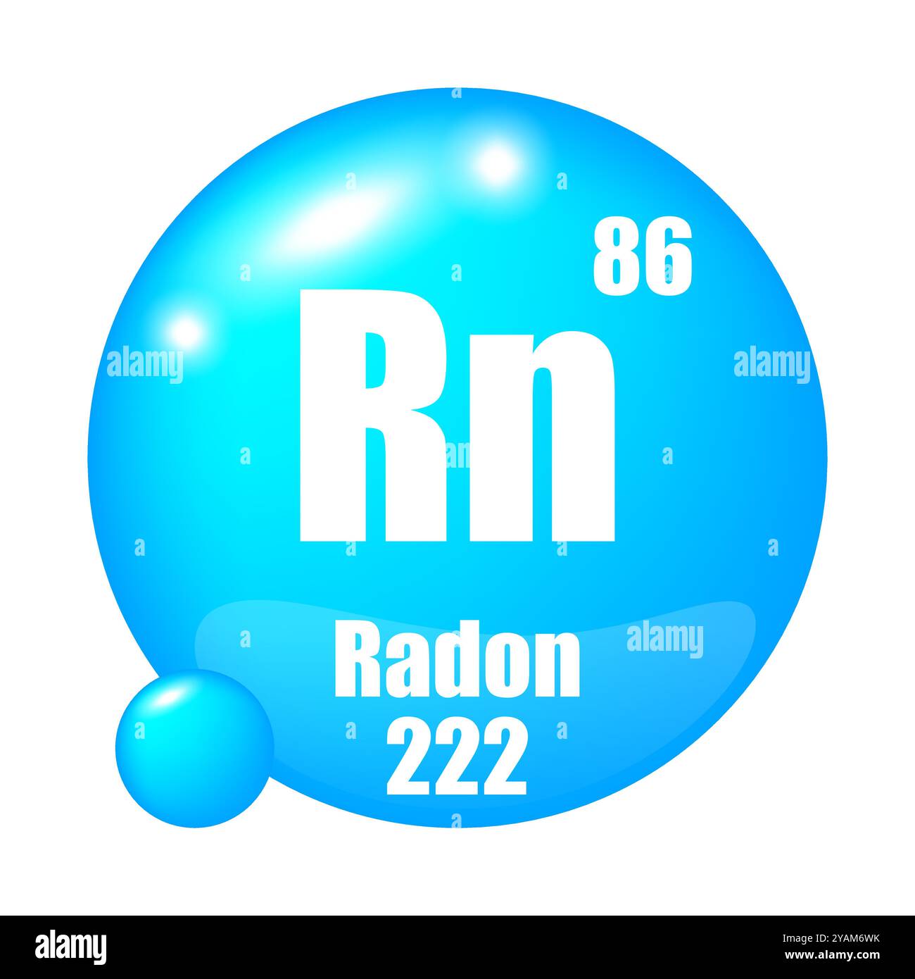 Atomic number 86 Stock Vector Images - Alamy
