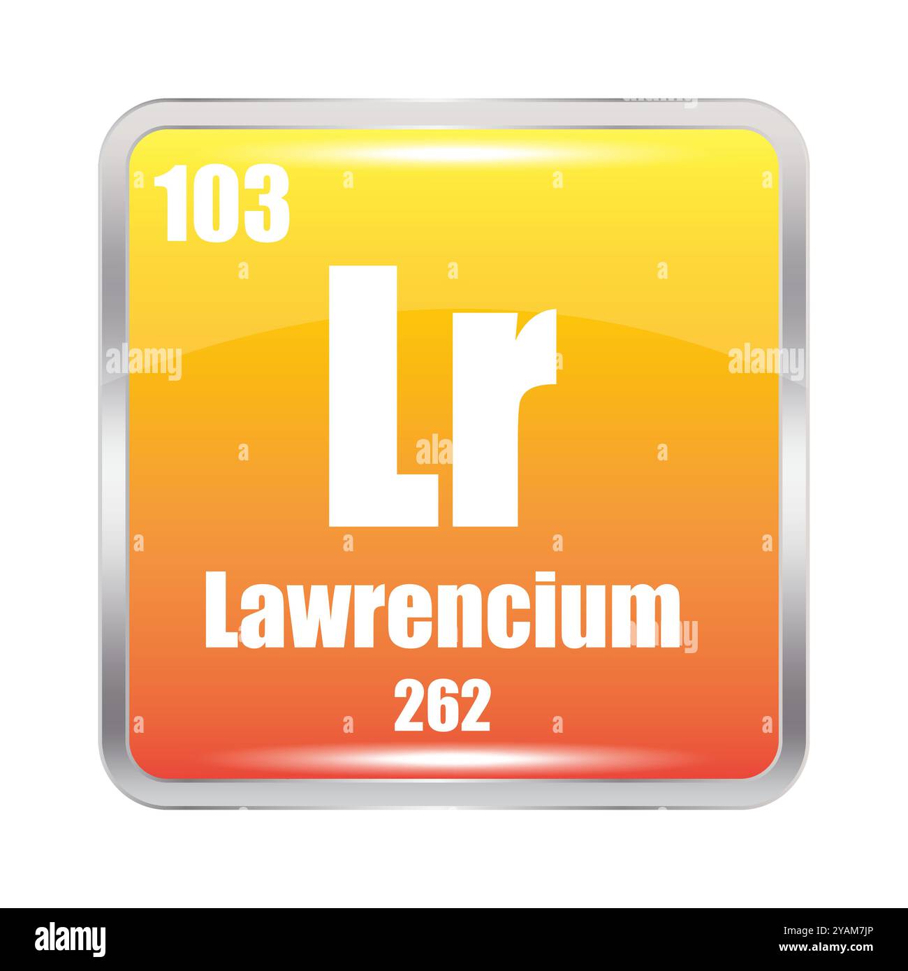 Atomic number 103 Stock Vector Images - Alamy