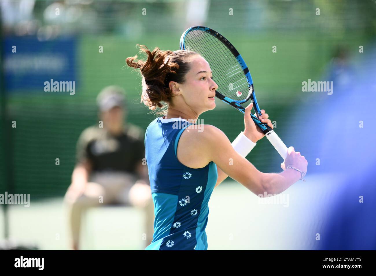 Osaka, Japan. 12th Oct, 2024. Zeynep Sonmez (TUR) Tennis : Women's ...