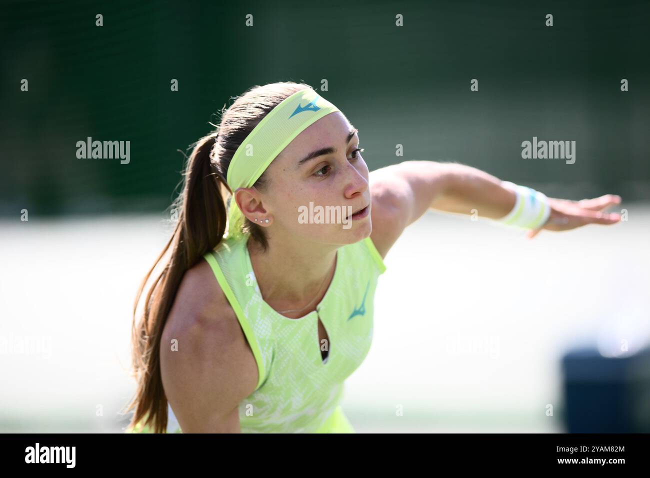Osaka, Japan. 12th Oct, 2024. Aleksandra Krunic (SRB) Tennis : Women's Singles Qualifying at ...