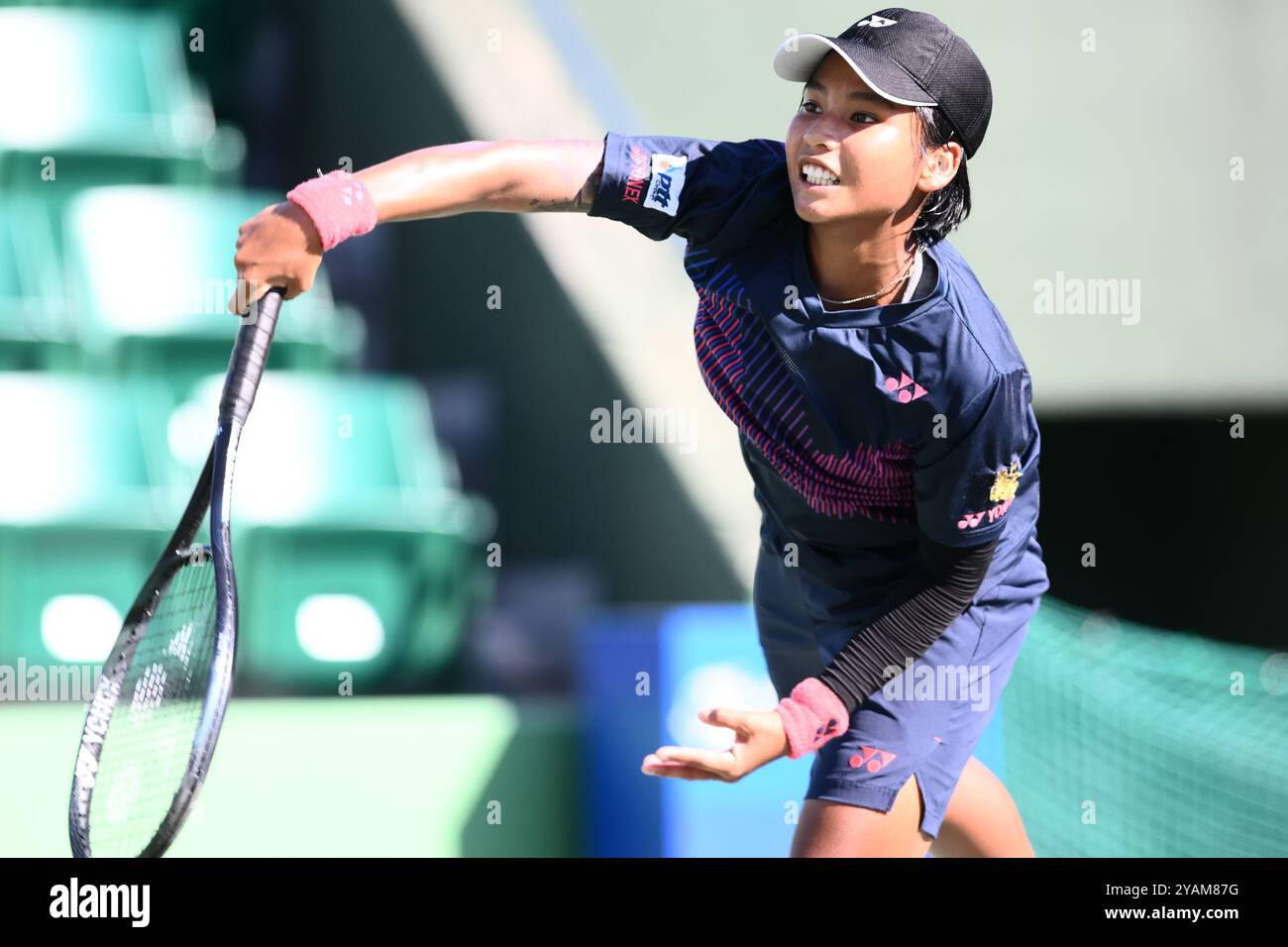 Osaka, Japan. 12th Oct, 2024. Mananchaya Sawangkaew (THA) Tennis : Women's Singles Qualifying at ...