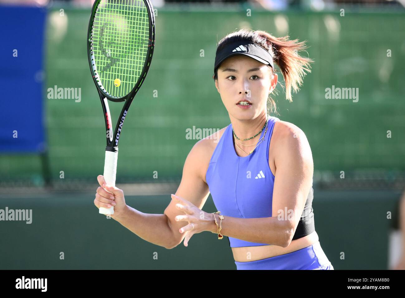 Osaka, Japan. 12th Oct, 2024. Qiang Wang (CHN) Tennis : Women's Singles Qualifying at Morita ...
