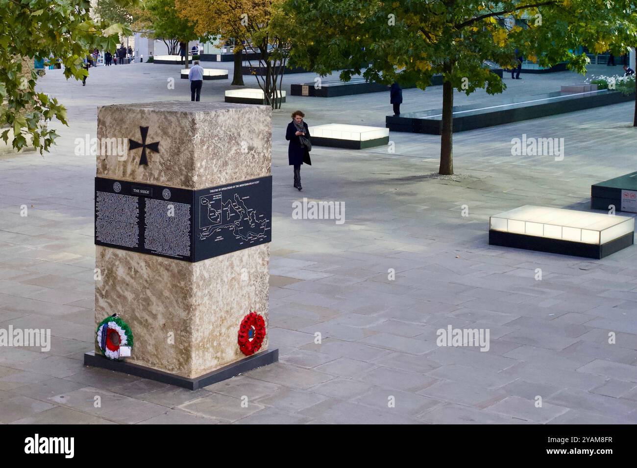 Malta George Cross Memorial, Byward Street, City of London, London ...
