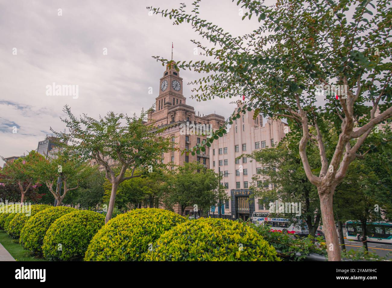 Shanghai, China- Mar 30, 2024 : Historical building in Shanghai City ...