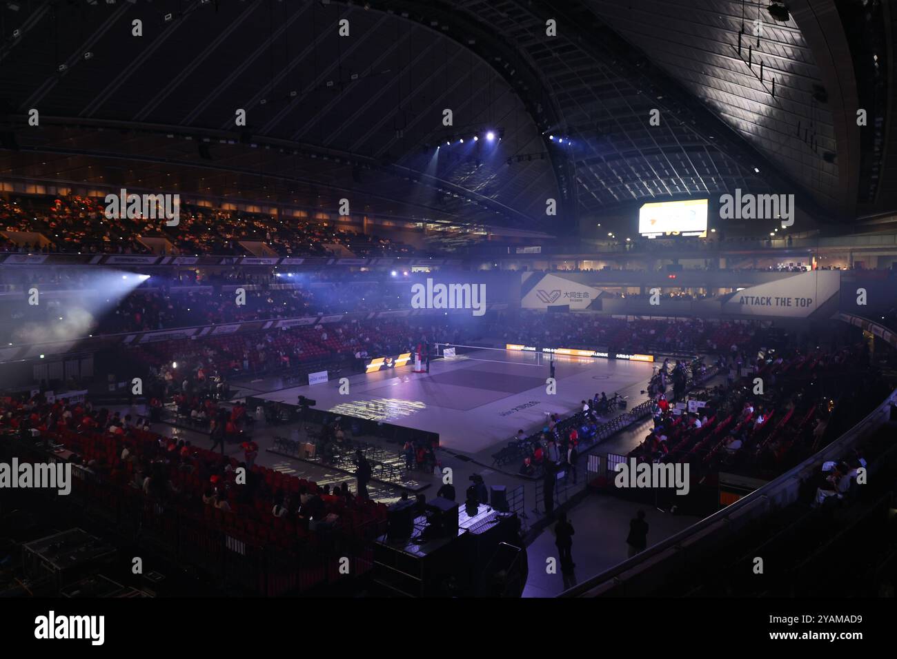 Tokyo, Japan. 11th Oct, 2024. General view Volleyball : 2024-25 SV ...
