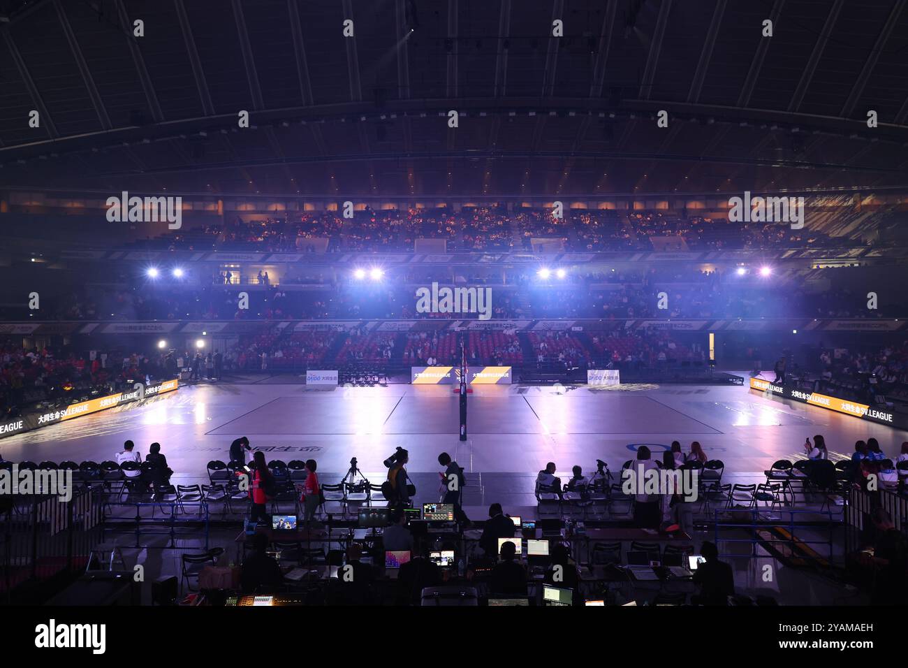 Tokyo, Japan. 11th Oct, 2024. General view Volleyball : 2024-25 SV ...