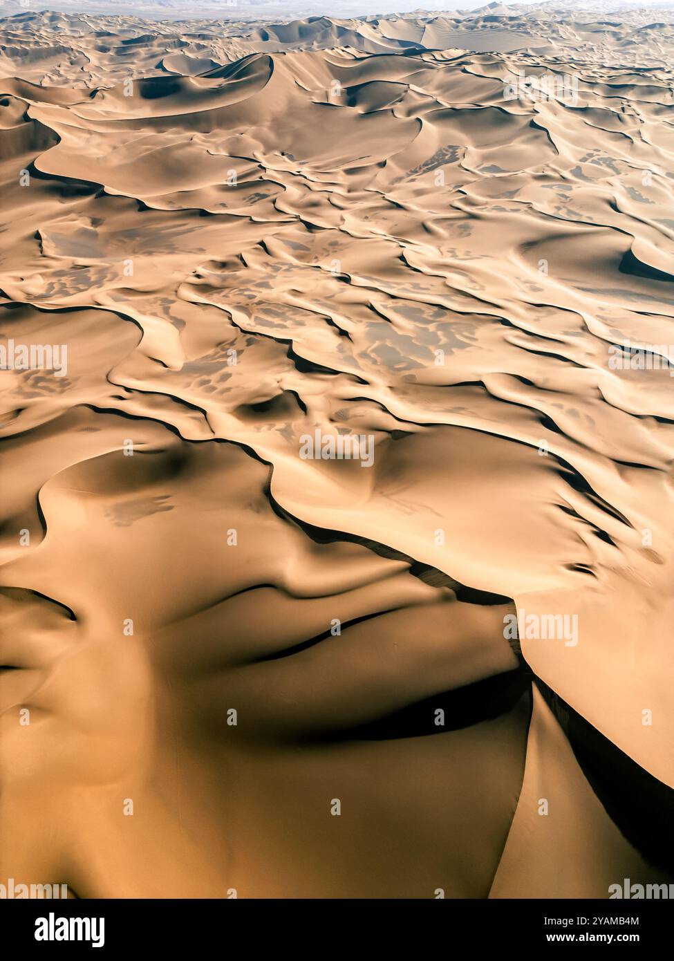 Kumtag Desert, China - a section of the wider Taklamakan Desert, and ...