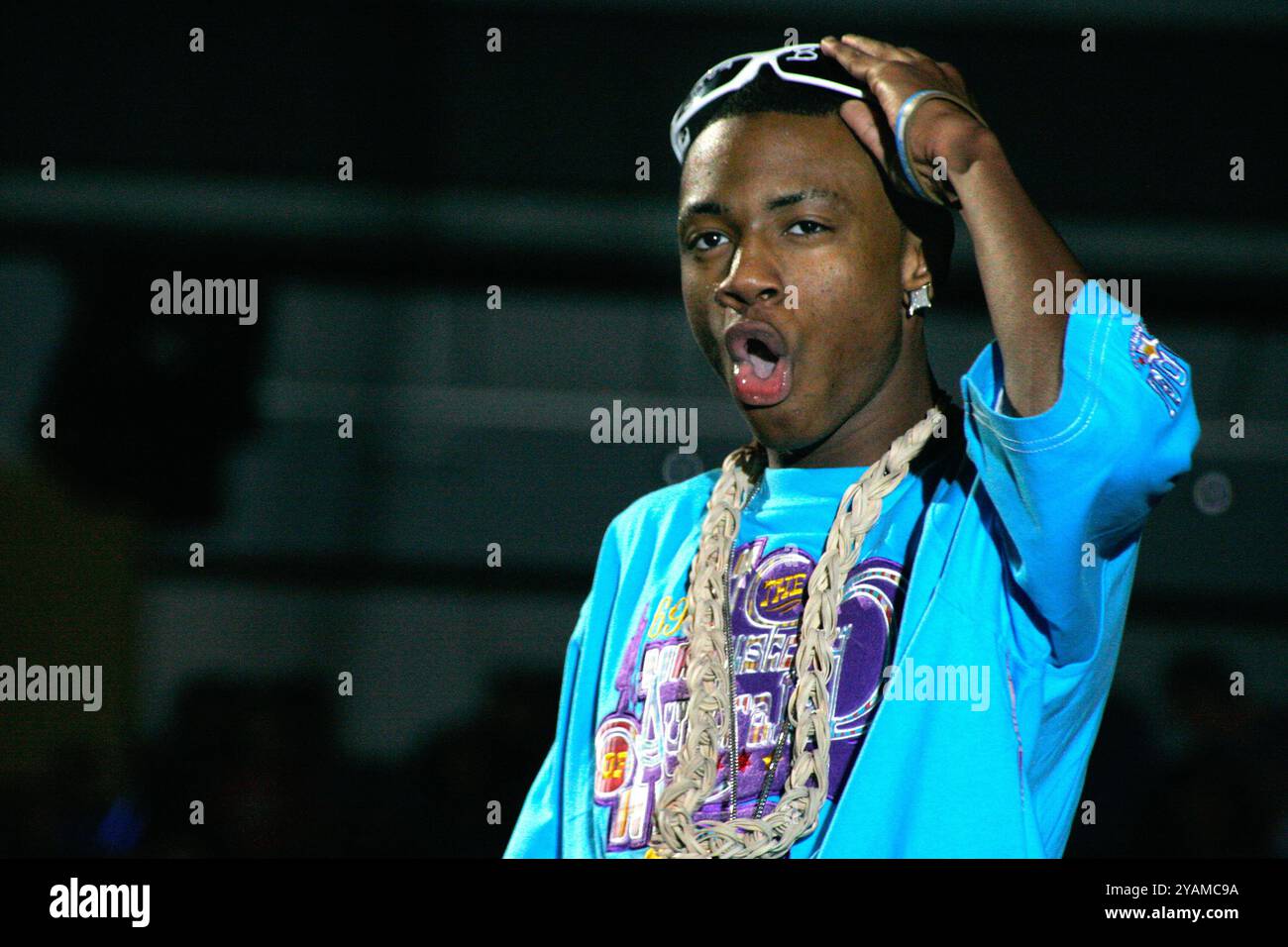 Soulja Boy performing at Powerhouse 2007 at the Wachovia Center on ...