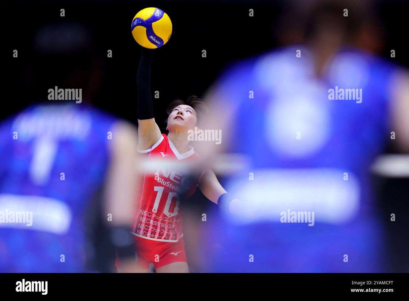 Kanagawa, Japan. 12th Oct, 2024. Tsukasa Nakagawa (NEC) Volleyball ...