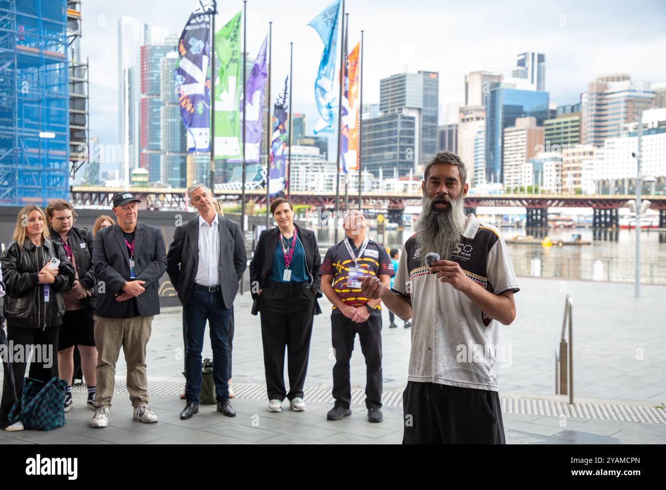 Sydney, Australia. 14th October 2024: Aboriginal ‘Welcome to Country ...