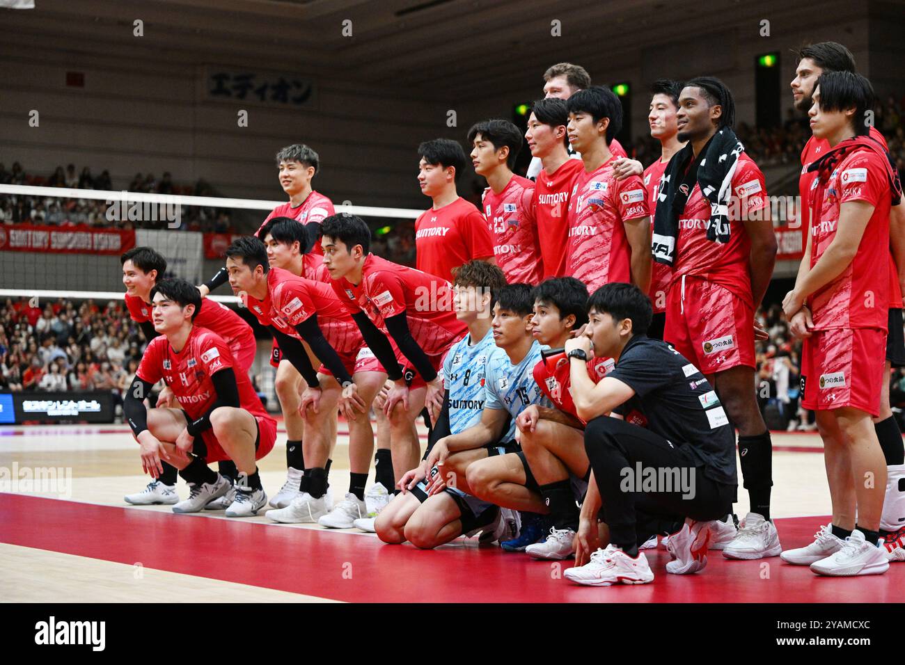 Suntory Sunbirds Osaka team group, OCTOBER 14, 2024 - Volleyball : 2024 ...