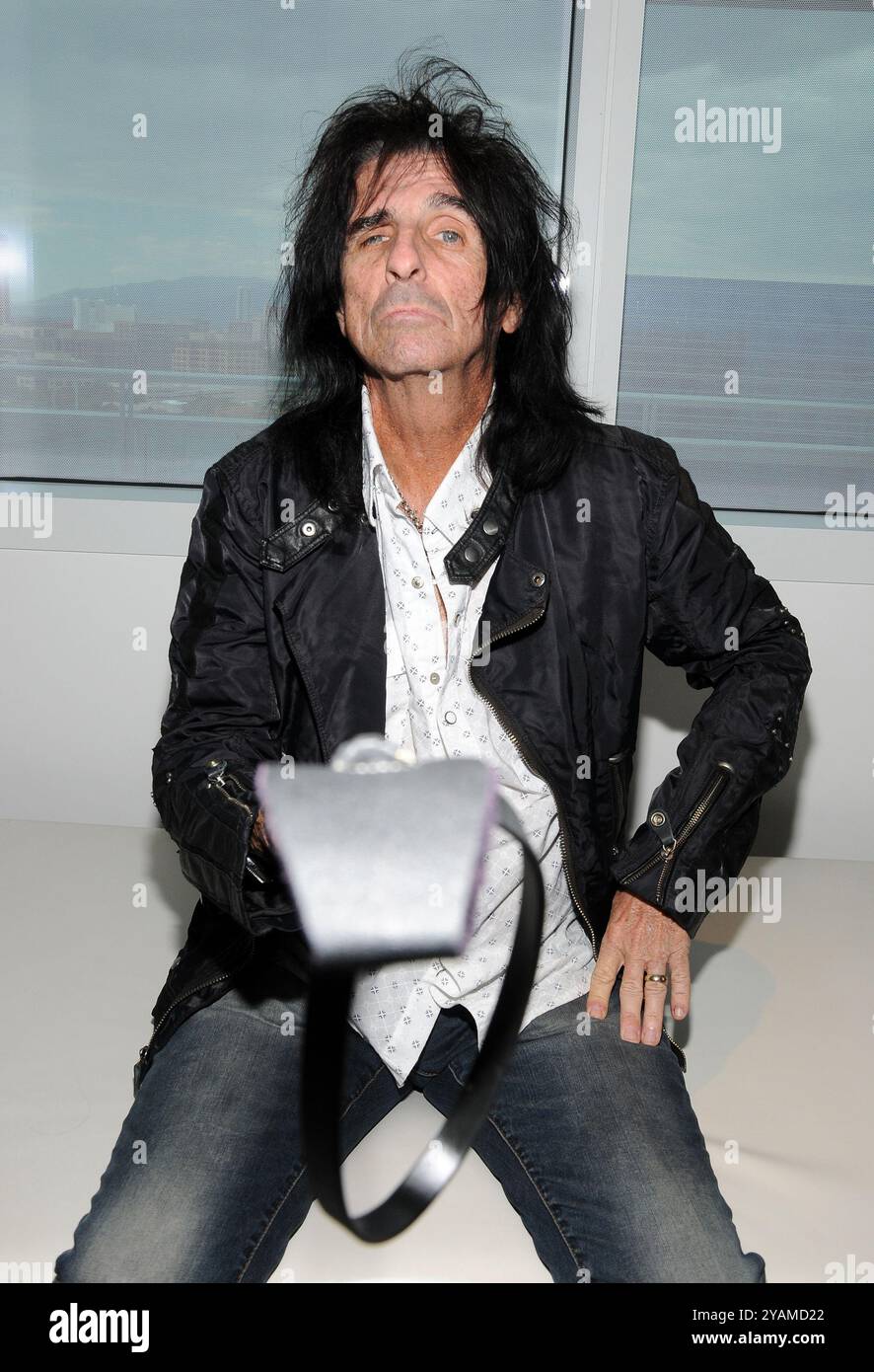 Alice Cooper photo shoot at the Hard Rock Hotel in Las Vegas, NV. July ...