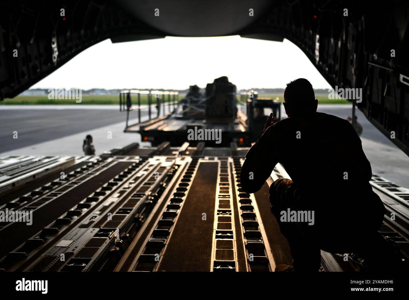 Airmen assigned to the 437th Aerial Port Squadron and 16th Airlift ...