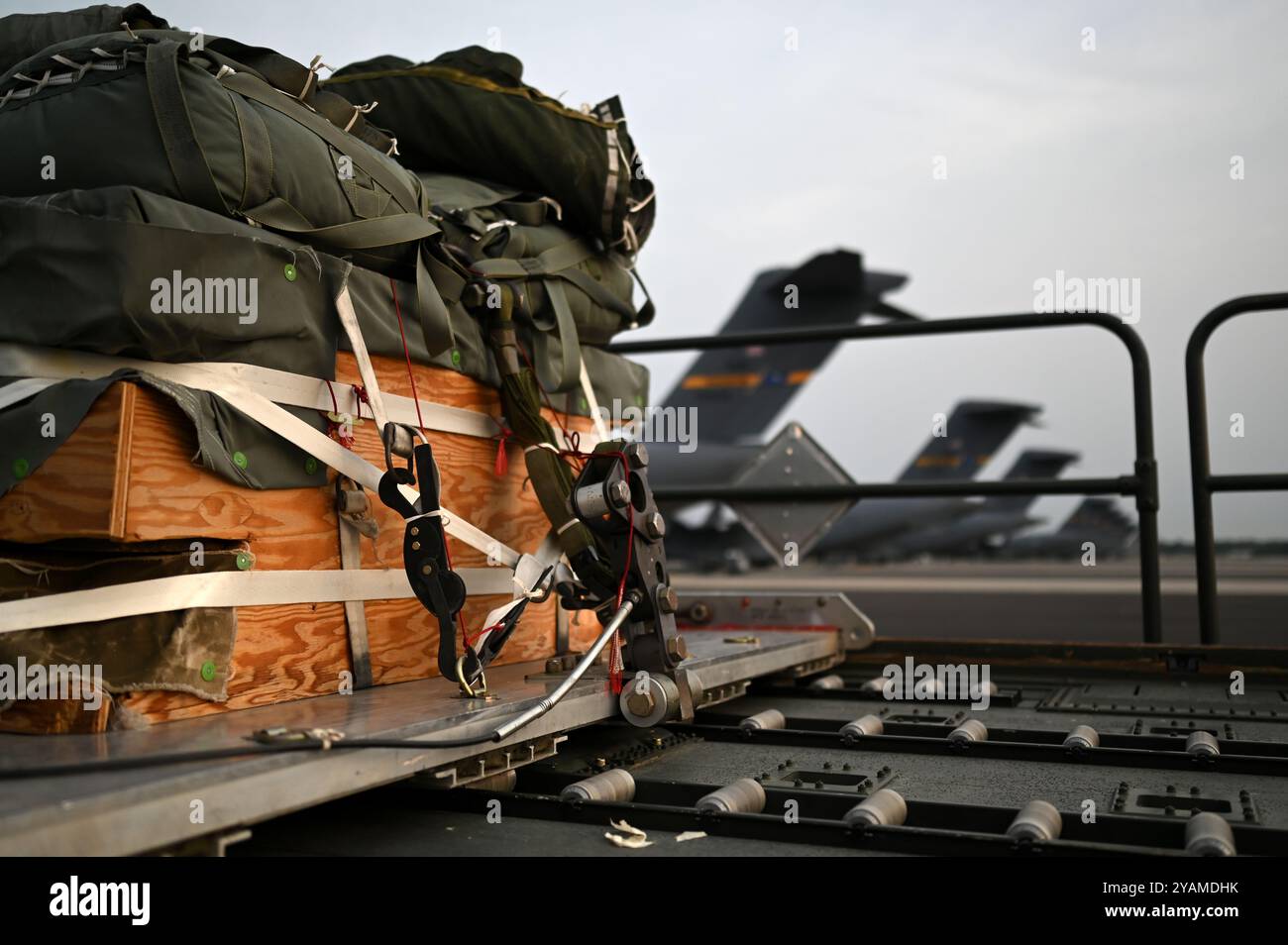 Airmen assigned to the 437th Aerial Port Squadron and 16th Airlift ...