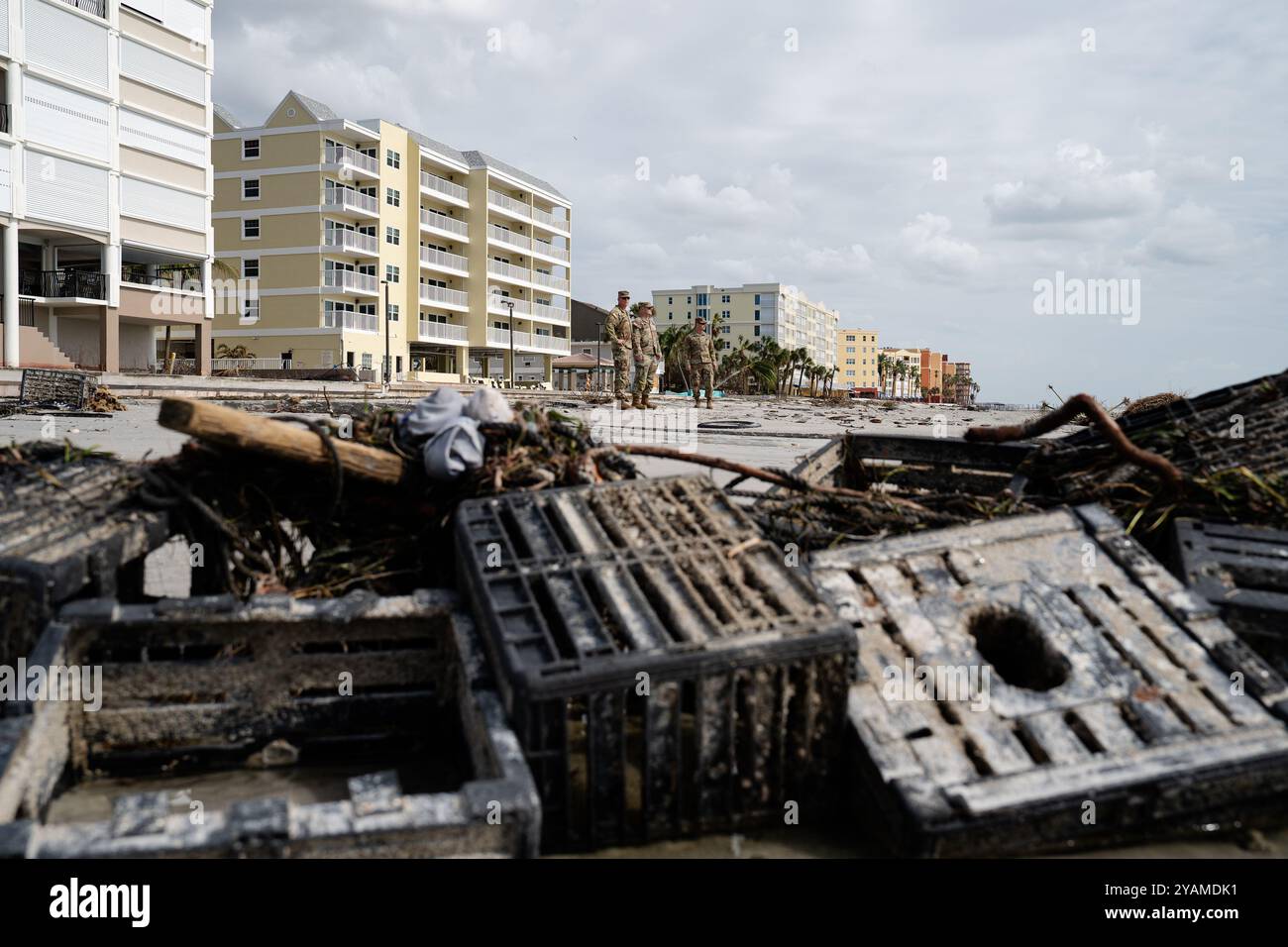 Brig. Gen. Daniel H. Hibner, center, commanding general, U.S. Army ...
