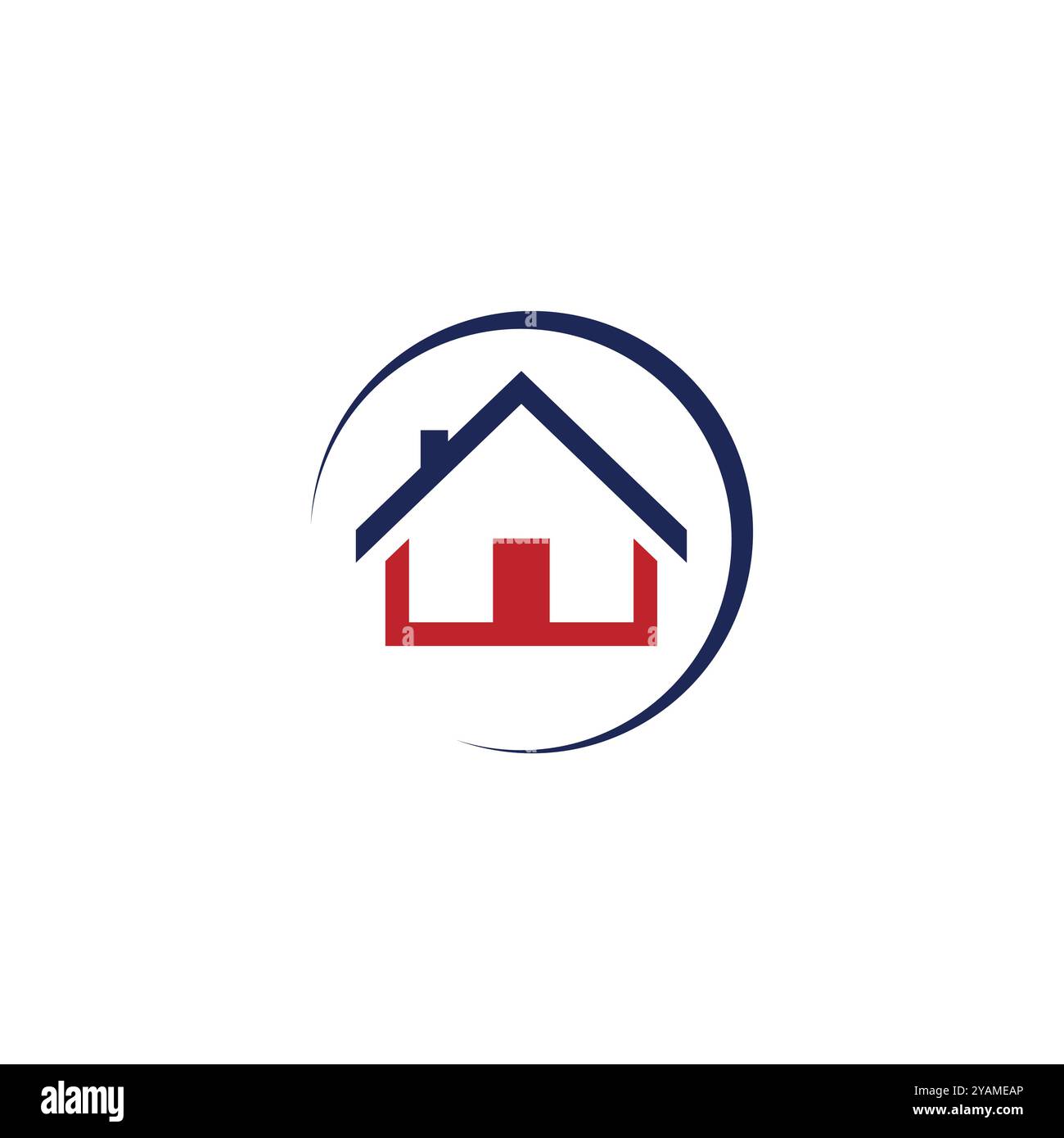 House Logo Template Design Vector. House icon Vector simple flat logo ...