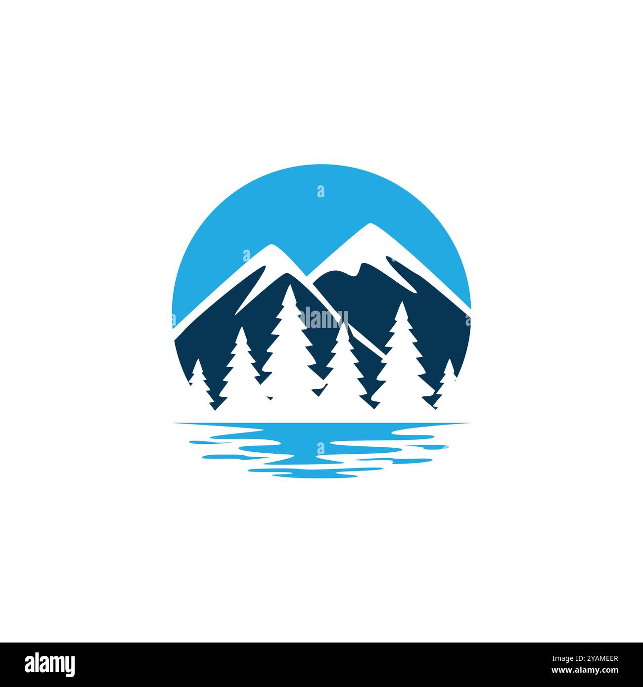 Mountain and lake logo design vector image. Mountain Lake Logo Nature ... Mountain and lake logo design vector image. Mountain Lake Logo Nature ...