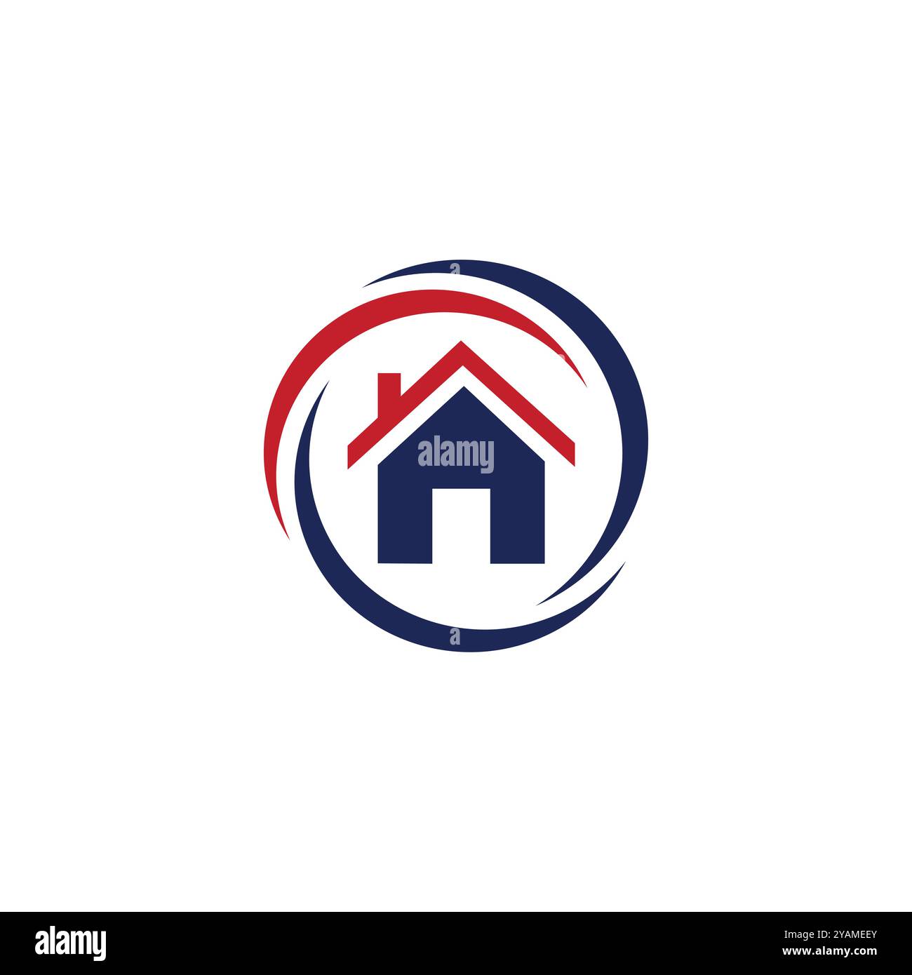 House Logo Template Design Vector. House icon Vector simple flat logo ...