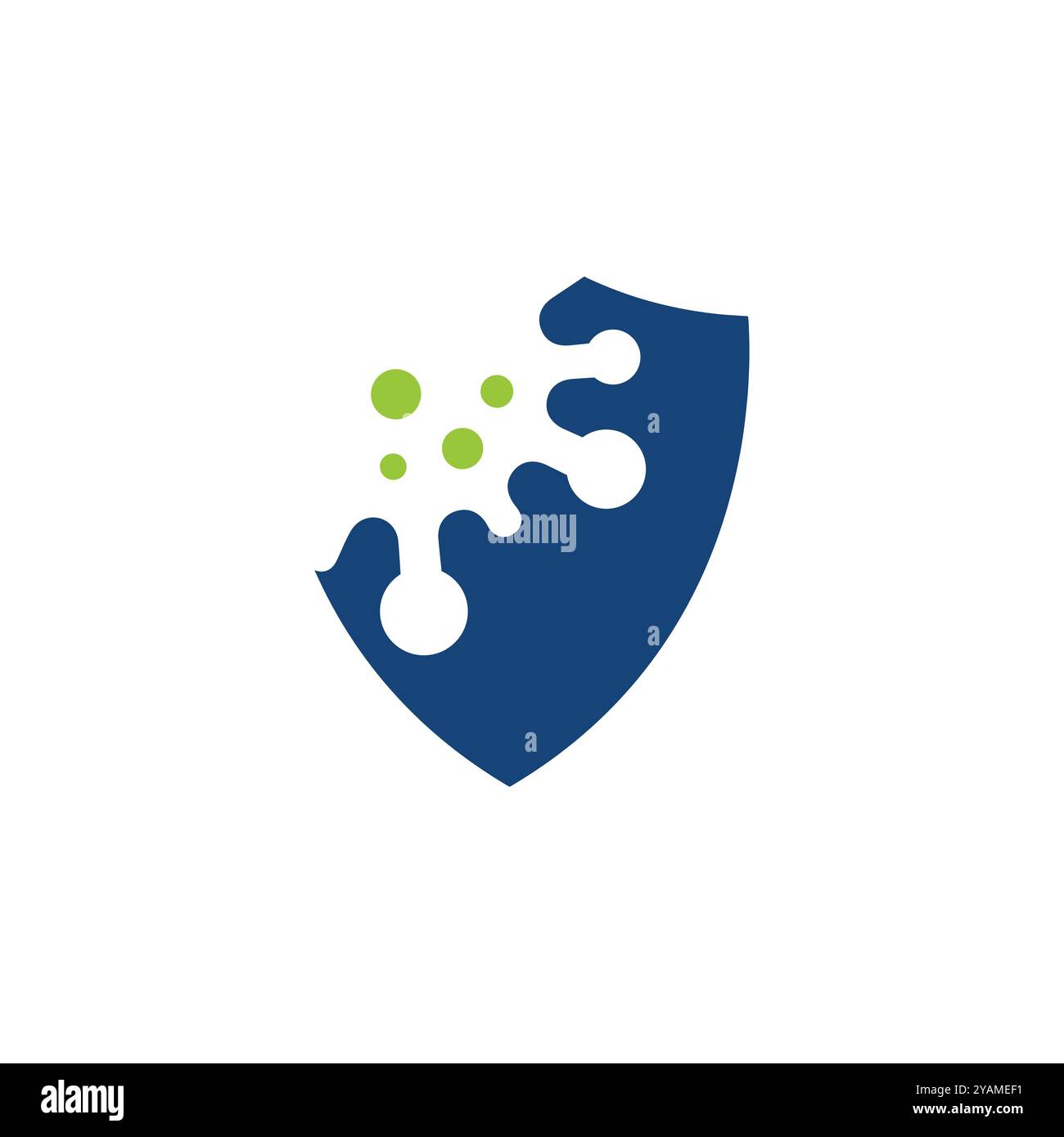 Shield anti virus logo vector image. Virus and shield, antibacterial ...