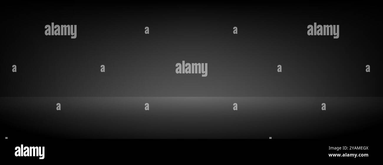 Black studio scene background. Dark noir room surface. Limbo esthetic ...