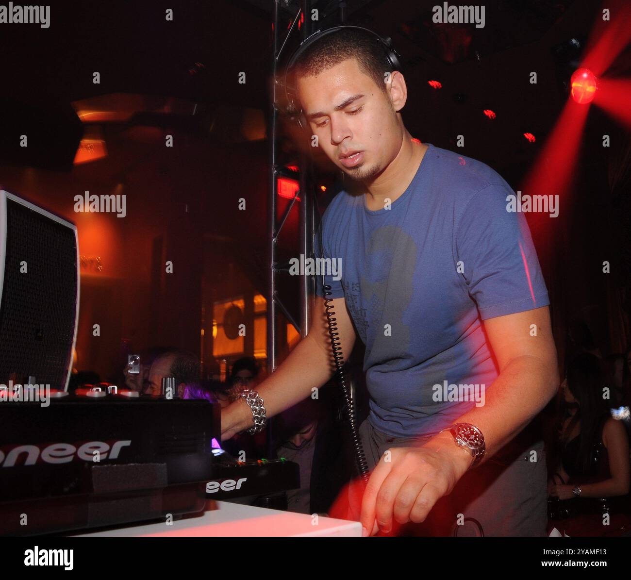 Afrojack first night of residency at Surrender nightclub at Encore ...