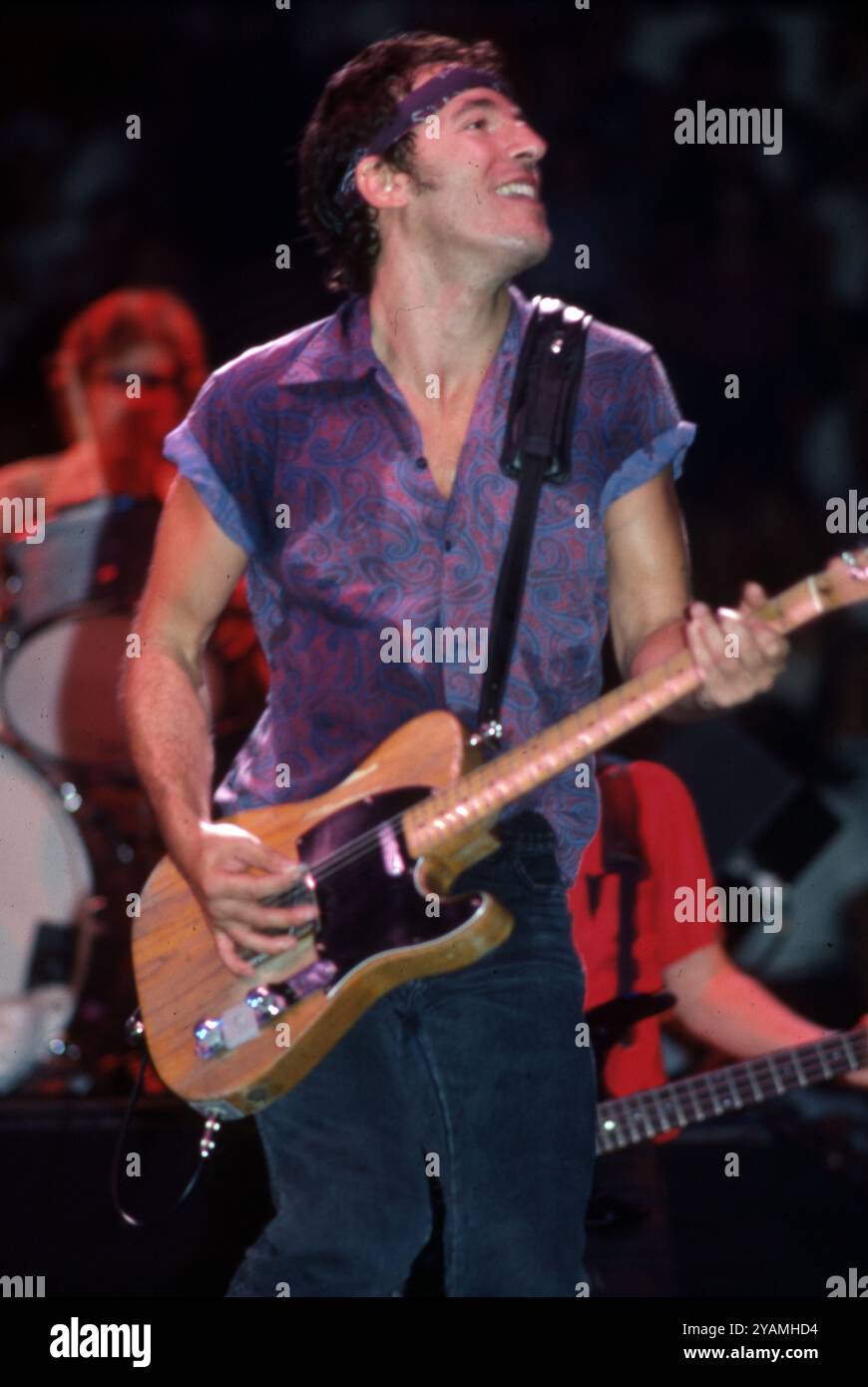 DETROIT - JULY 30: American singer-songwriter Bruce Springsteen during ...