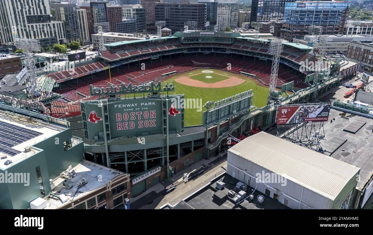 Fenway Park: Iconic Boston baseball stadium since 1912, home of the Red Sox, known for quirky ...