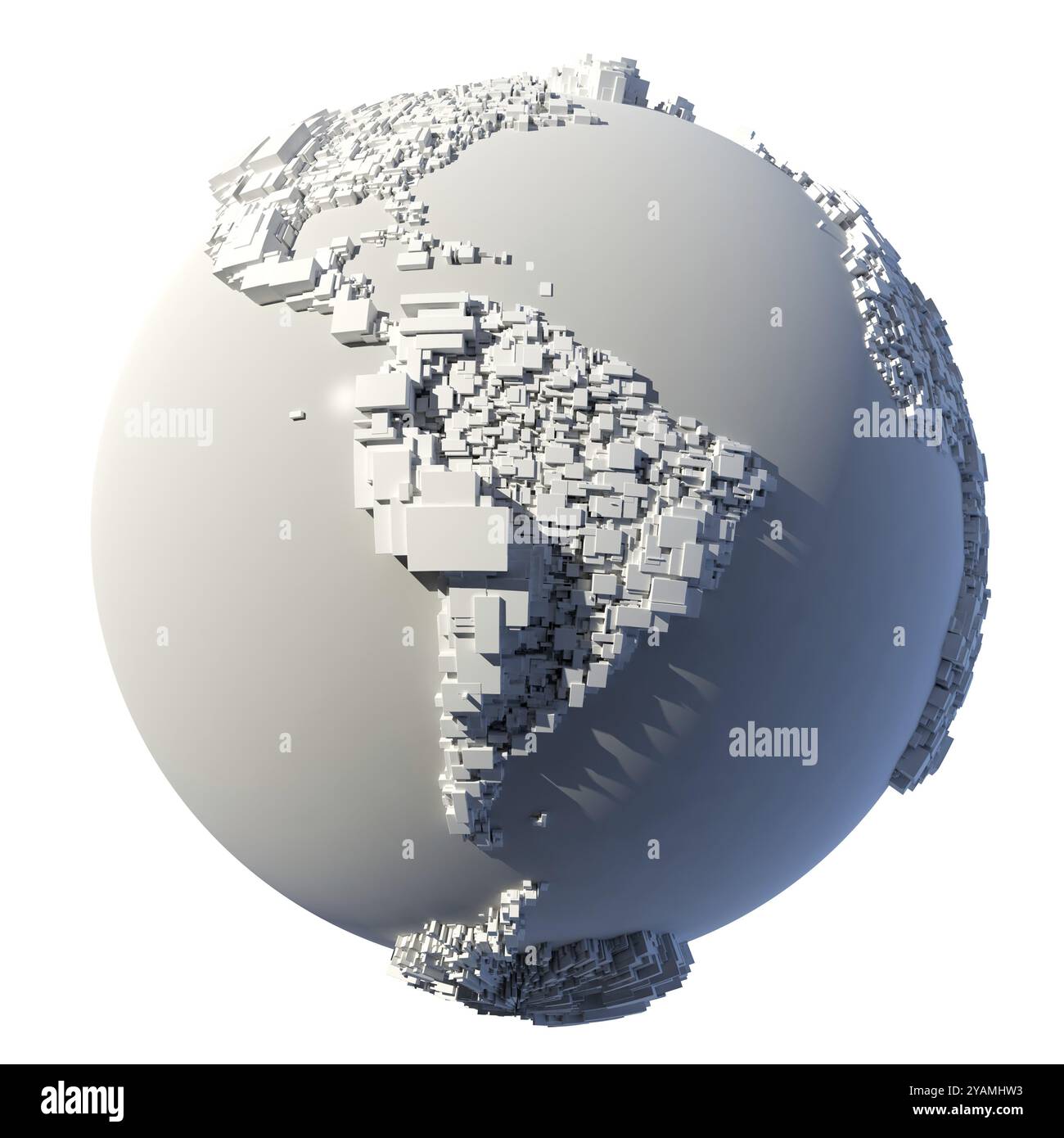 The complex structure of the Earth, consisting of a cubic rectangular ...