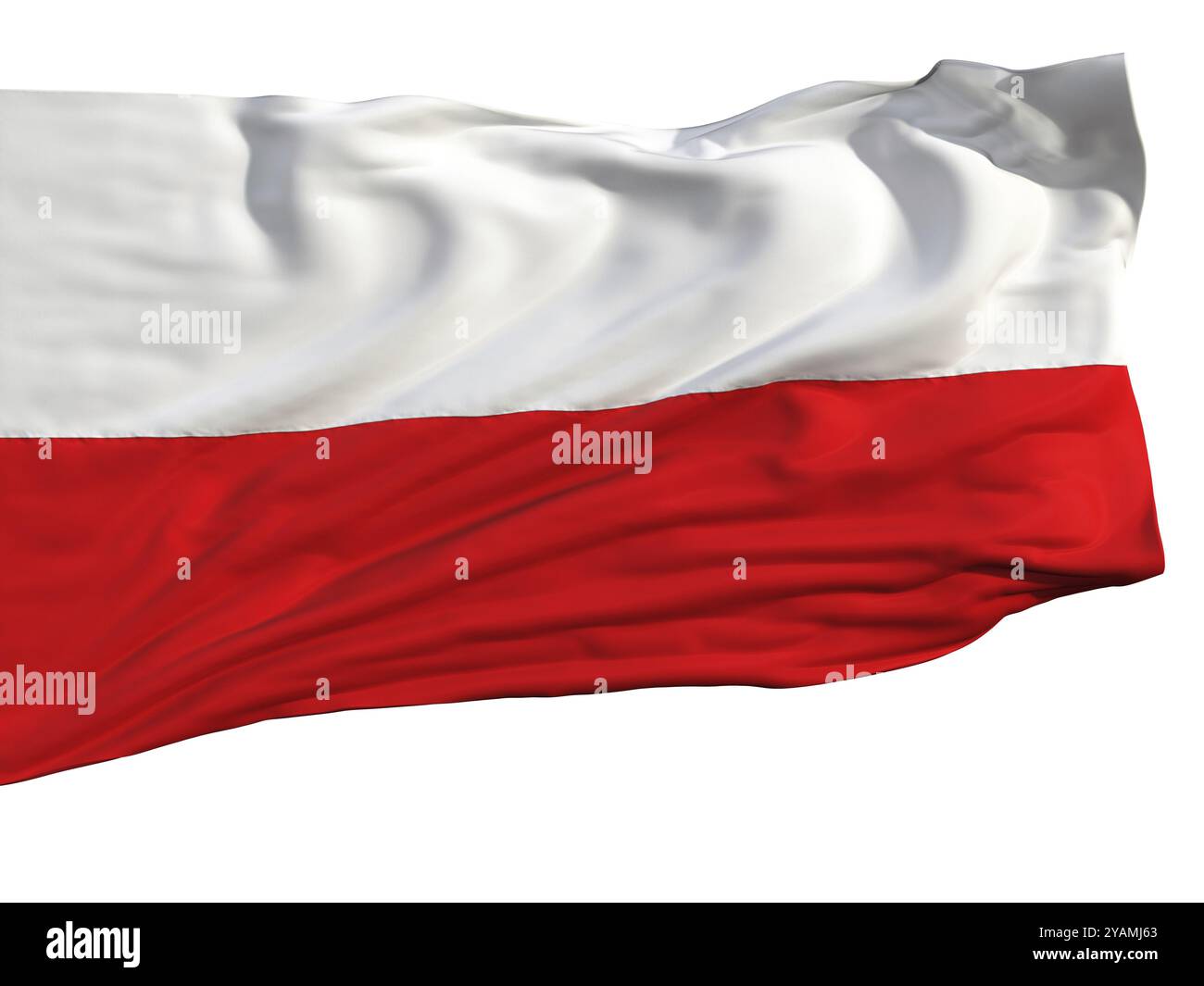 Flag of the Netherlands, fluttering in the wind. Sewn from pieces of ...