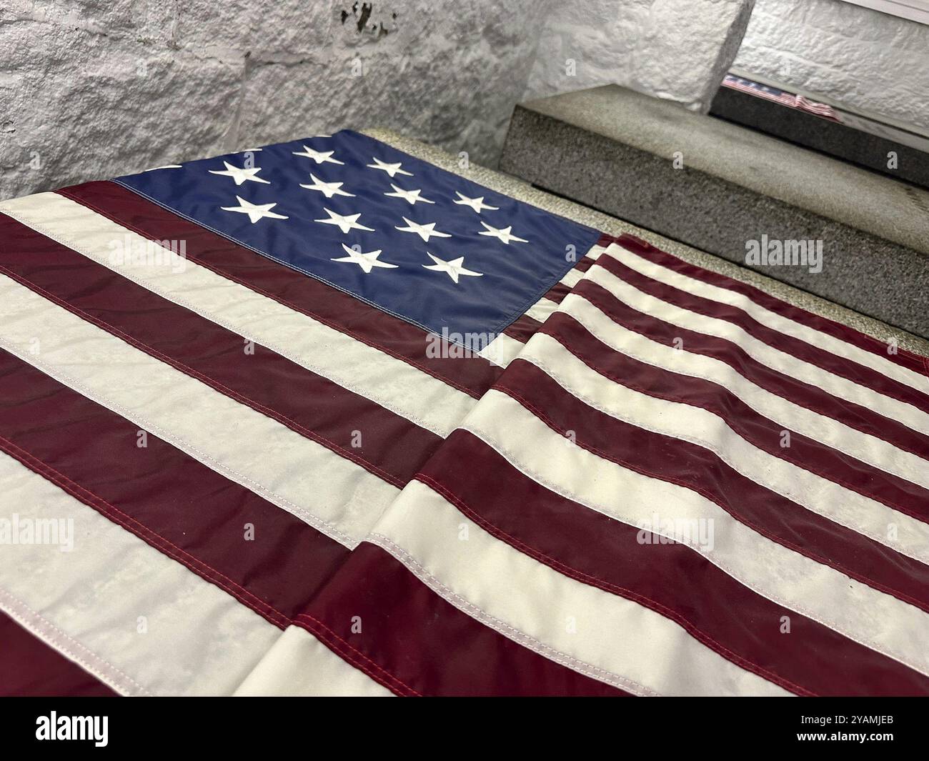 The burial tomb of 2nd U.S. President John Adams at United First Parish ...