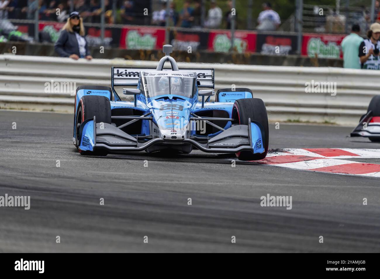 INDYCAR Series driver, DEVLIN DeFRANCESCO (29) of Toronto, Canada ...