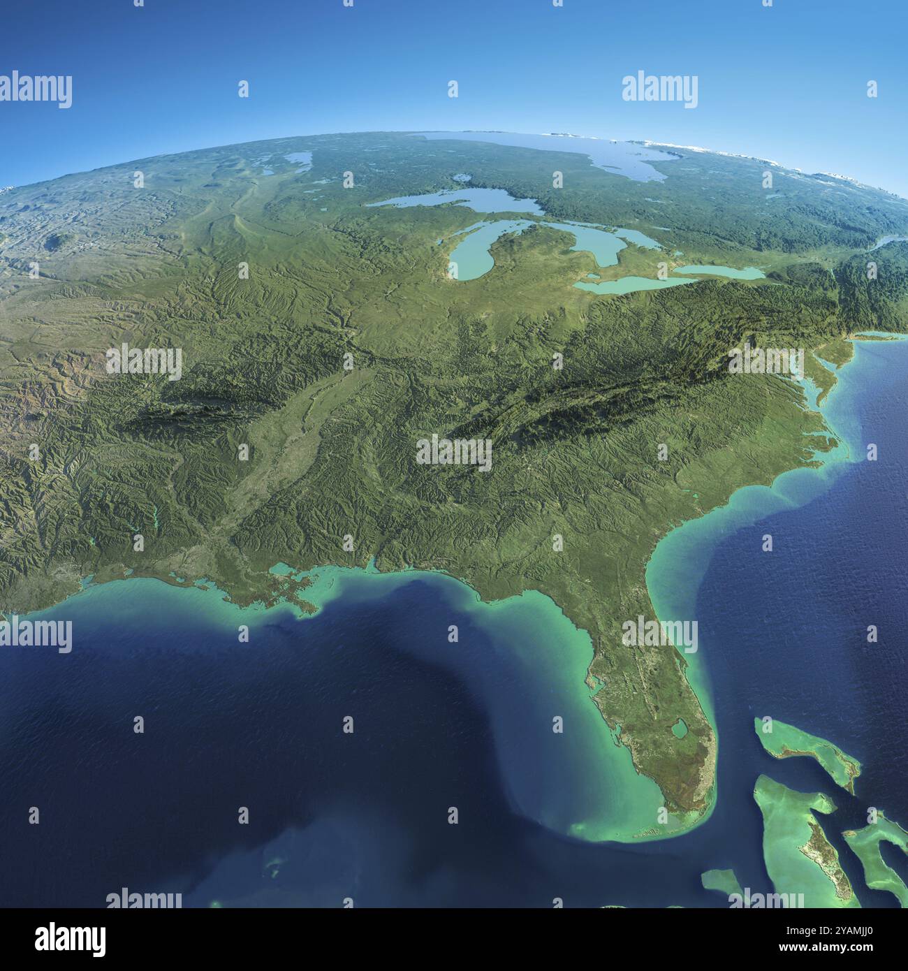 Florida conservation map hi-res stock photography and images - Alamy