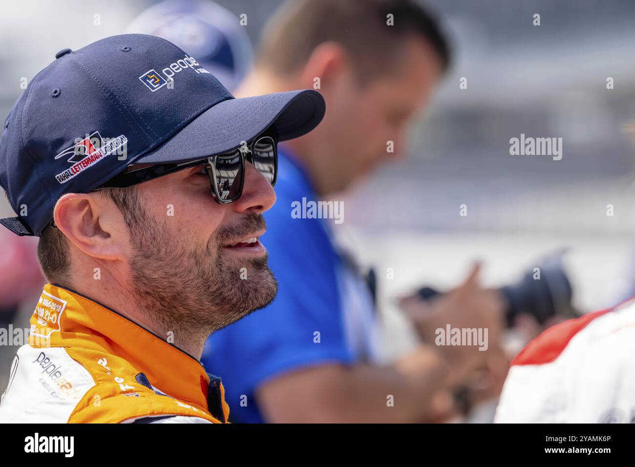 INDYCAR driver, JACK HARVEY (30) of Bassingham, England, prepares to ...