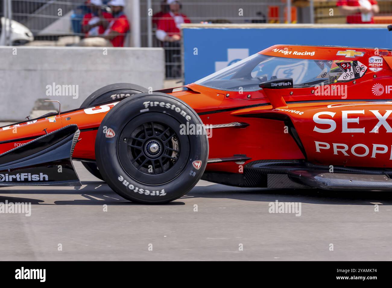 INDYCAR driver, BENJAMIN PEDERSEN (R) (55) of Copenhagen, Denmark ...