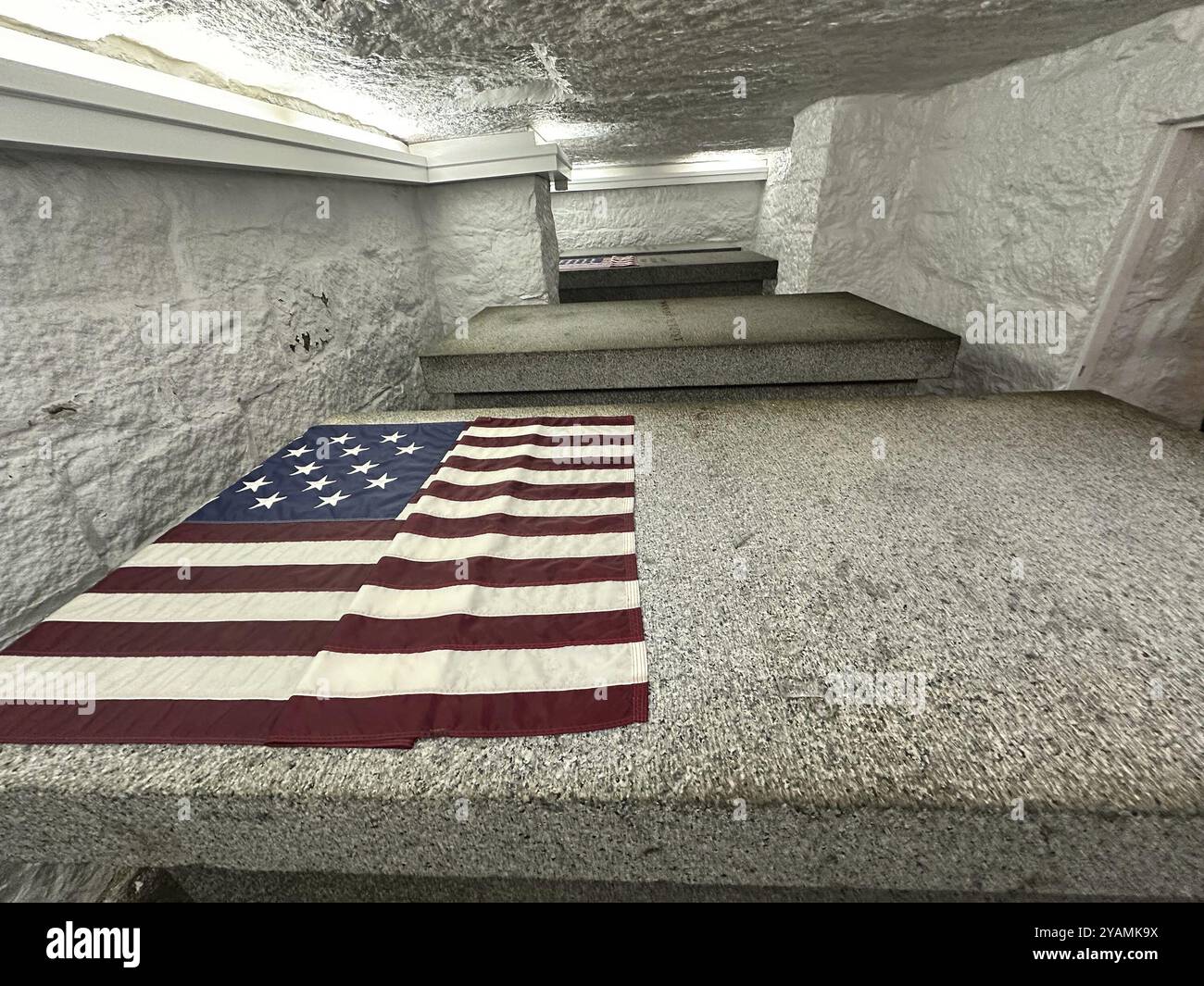 The burial tomb of 2nd U.S. President John Adams at United First Parish ...