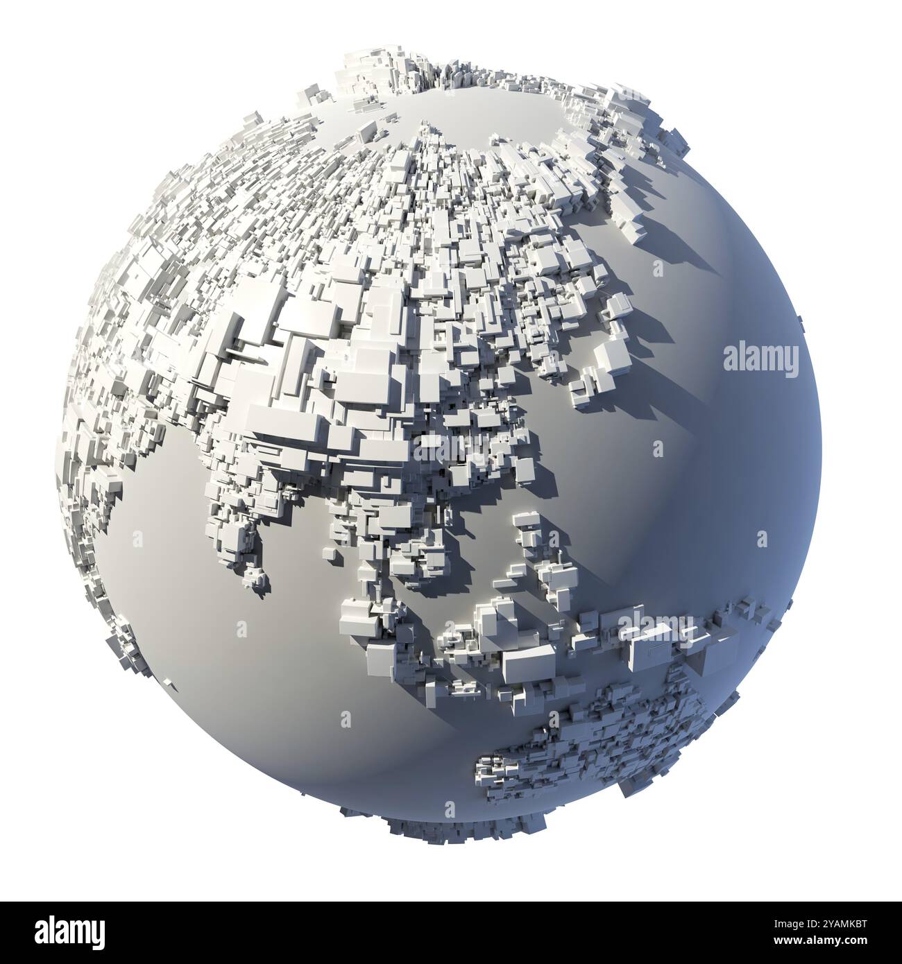 The complex structure of the Earth, consisting of a cubic rectangular ...