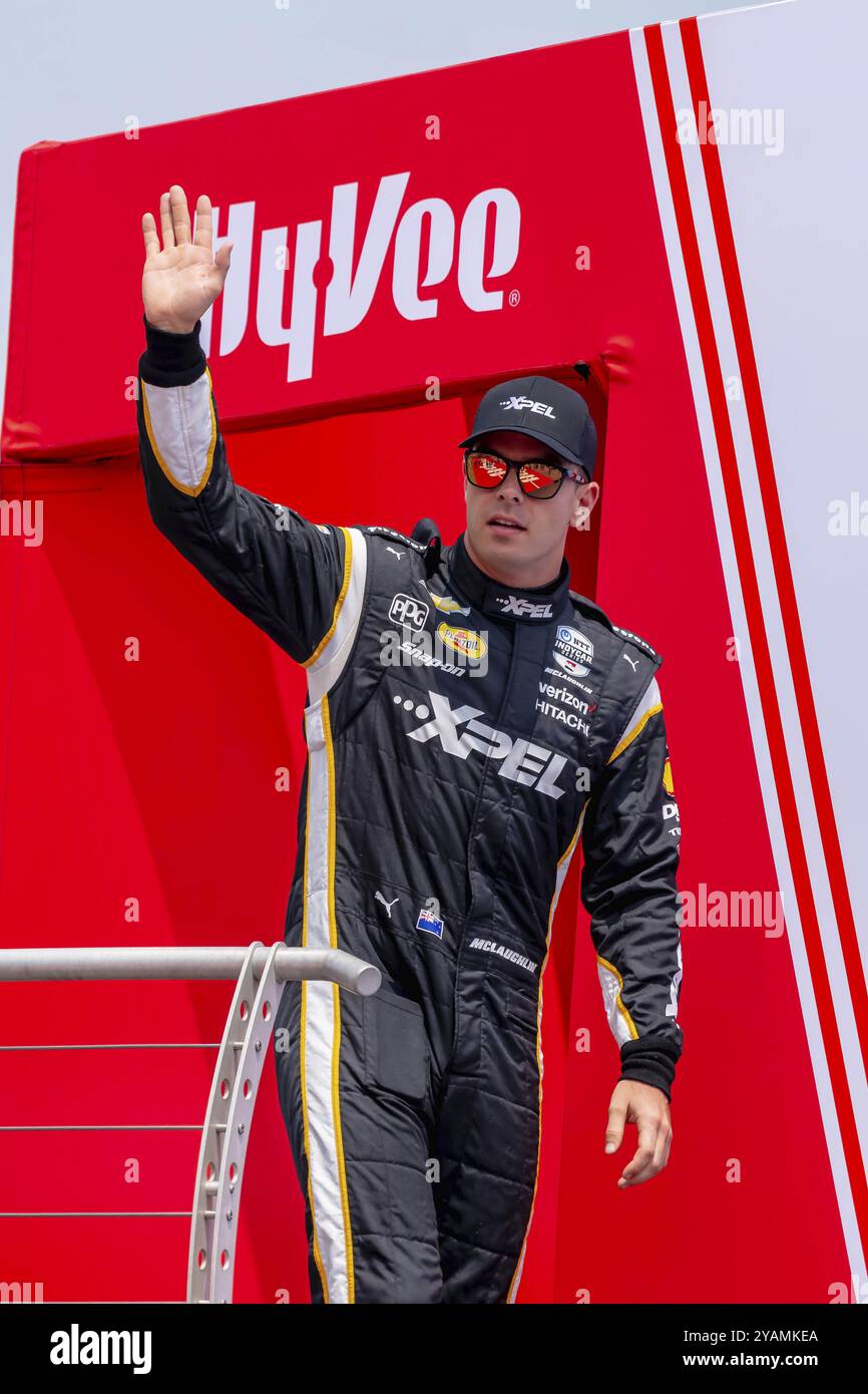 INDYCAR Series driver, SCOTT MCLAUGHLIN (3) of Christchurch, New ...