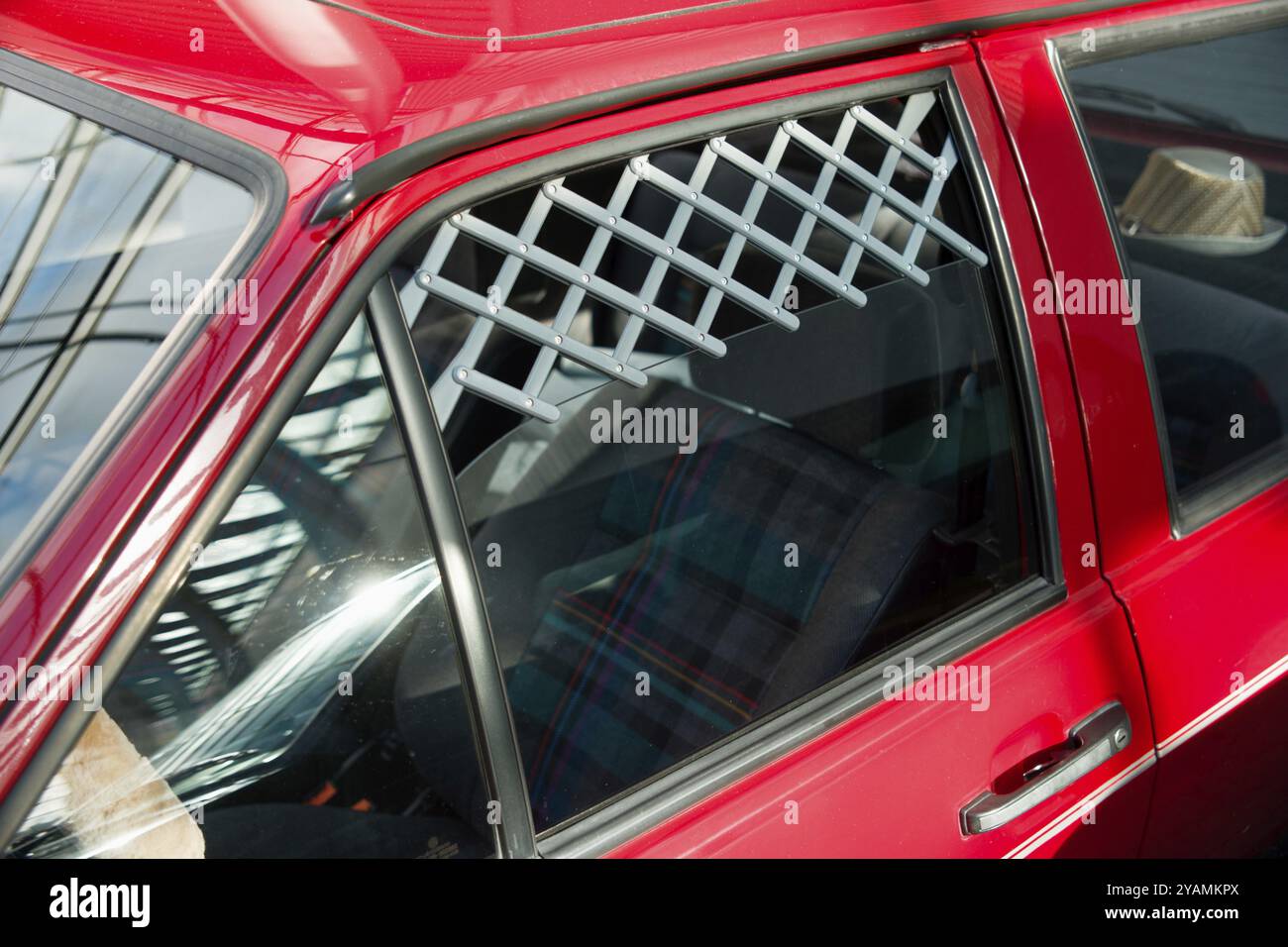 Car ventilation grille for dogs Stock Photo - Alamy